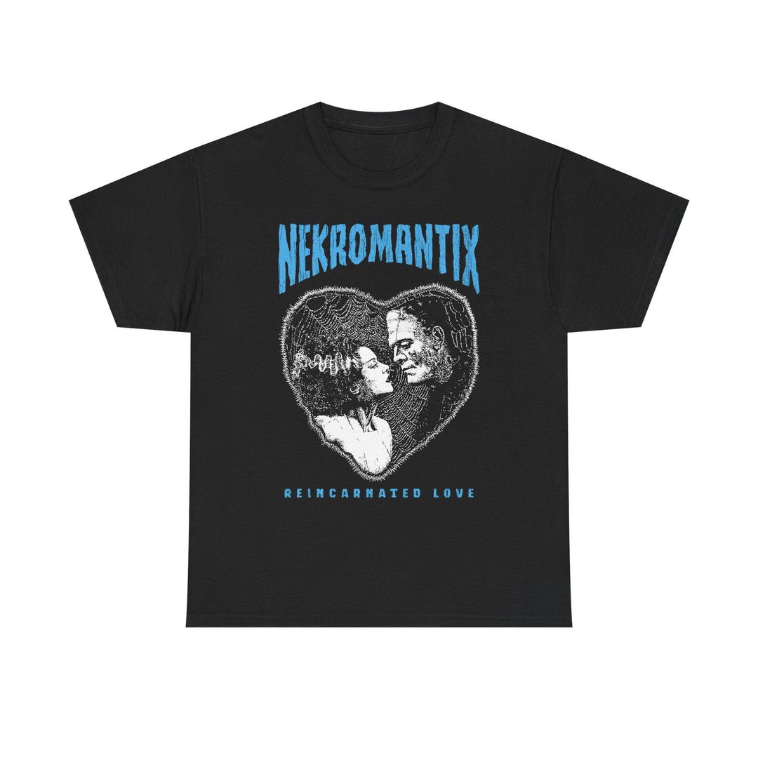 Nekromantix Fanart T-shirt, Psychobilly Tee, Horrorpunk Tee, Gothabilly ...