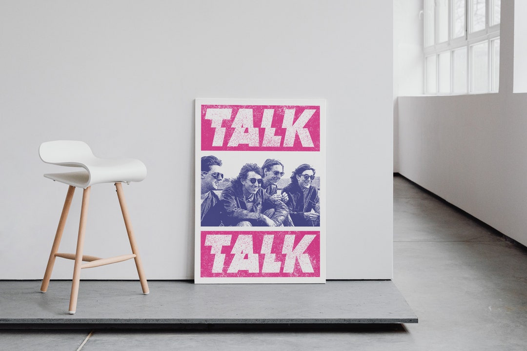 Talk Talk Poster, Music Wall Art, Band Cover Graphic, New Wave Poster ...