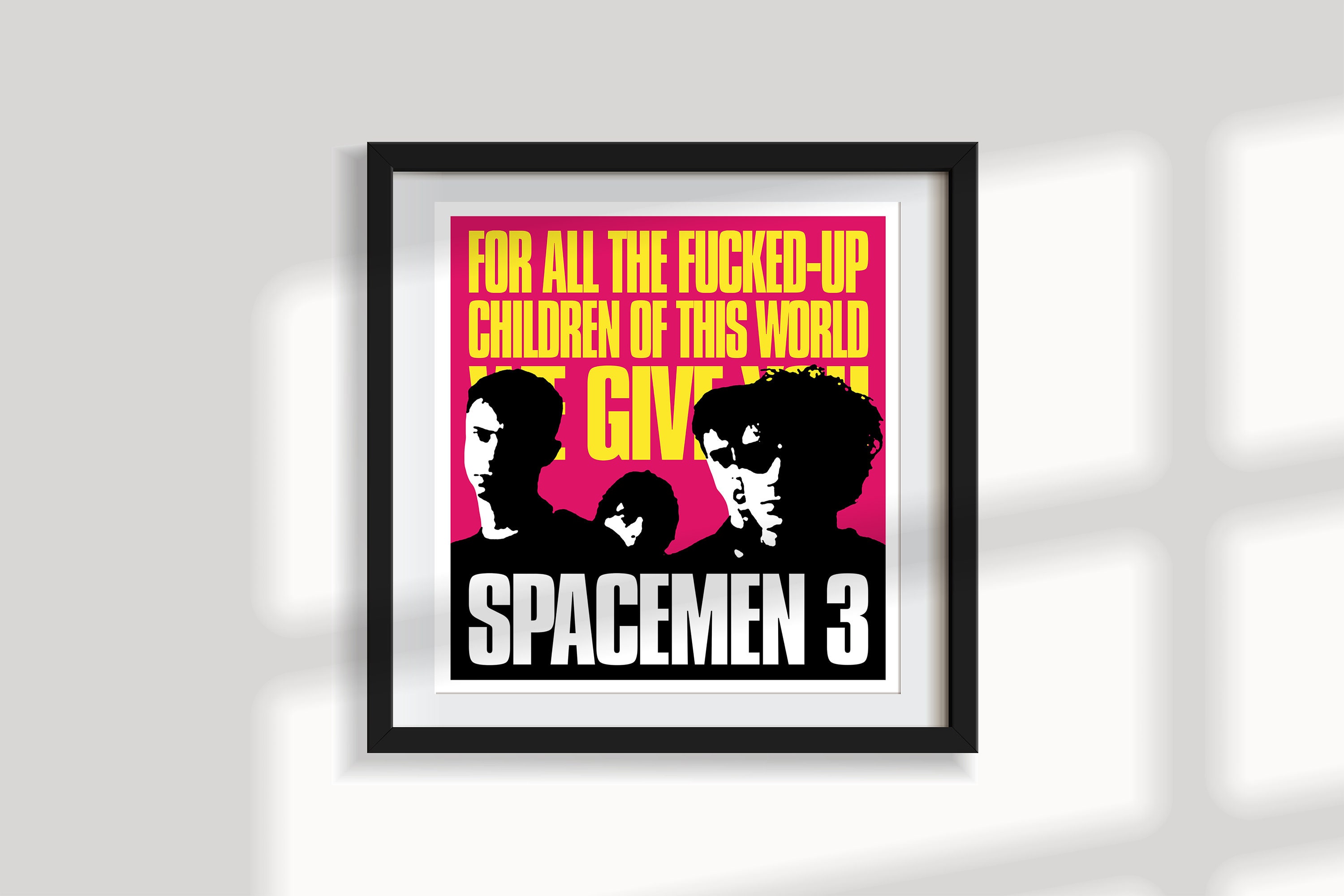 Spacemen 3 Fanart Poster Music Wall Art Band Cover Graphic - Etsy