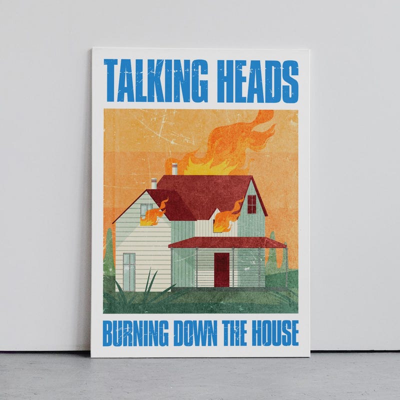 Talking Heads Poster - Etsy