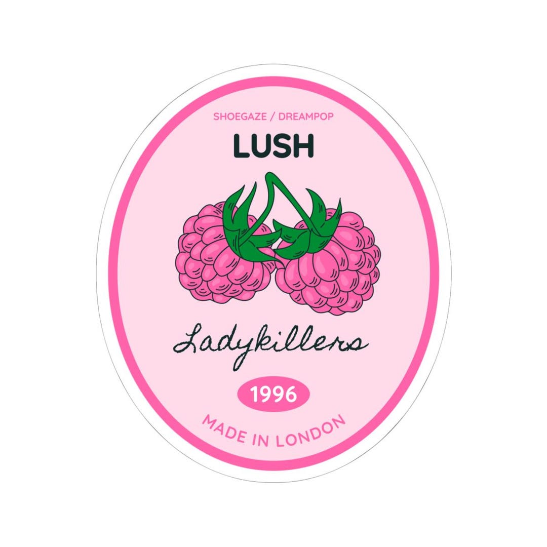 LUSH Band Fanart Sticker, Indiepop Sticker, Dreampop Sticker, Shoegaze ...
