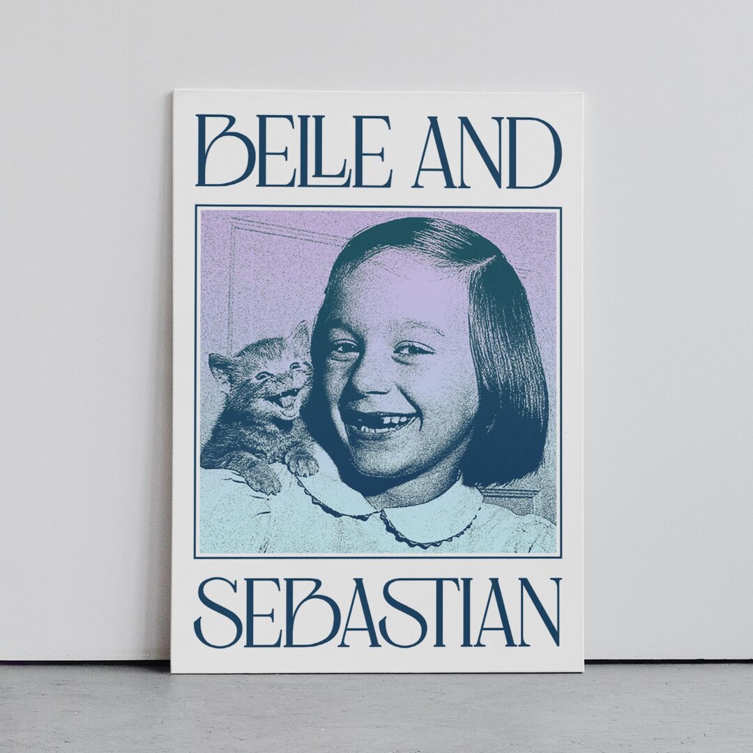 Belle and Sebastian Poster, Music Wall Art, Band Cover Graphic, Indie ...