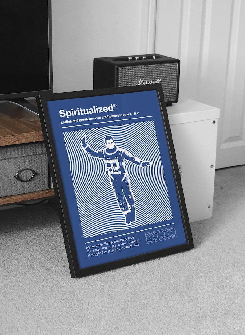 Spiritualized Fanart Poster Music Wall Art Band Cover - Etsy