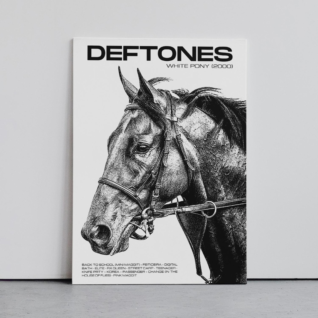 Deftones Poster, Music Wall Art, Band Cover Graphic, Alternative Metal ...