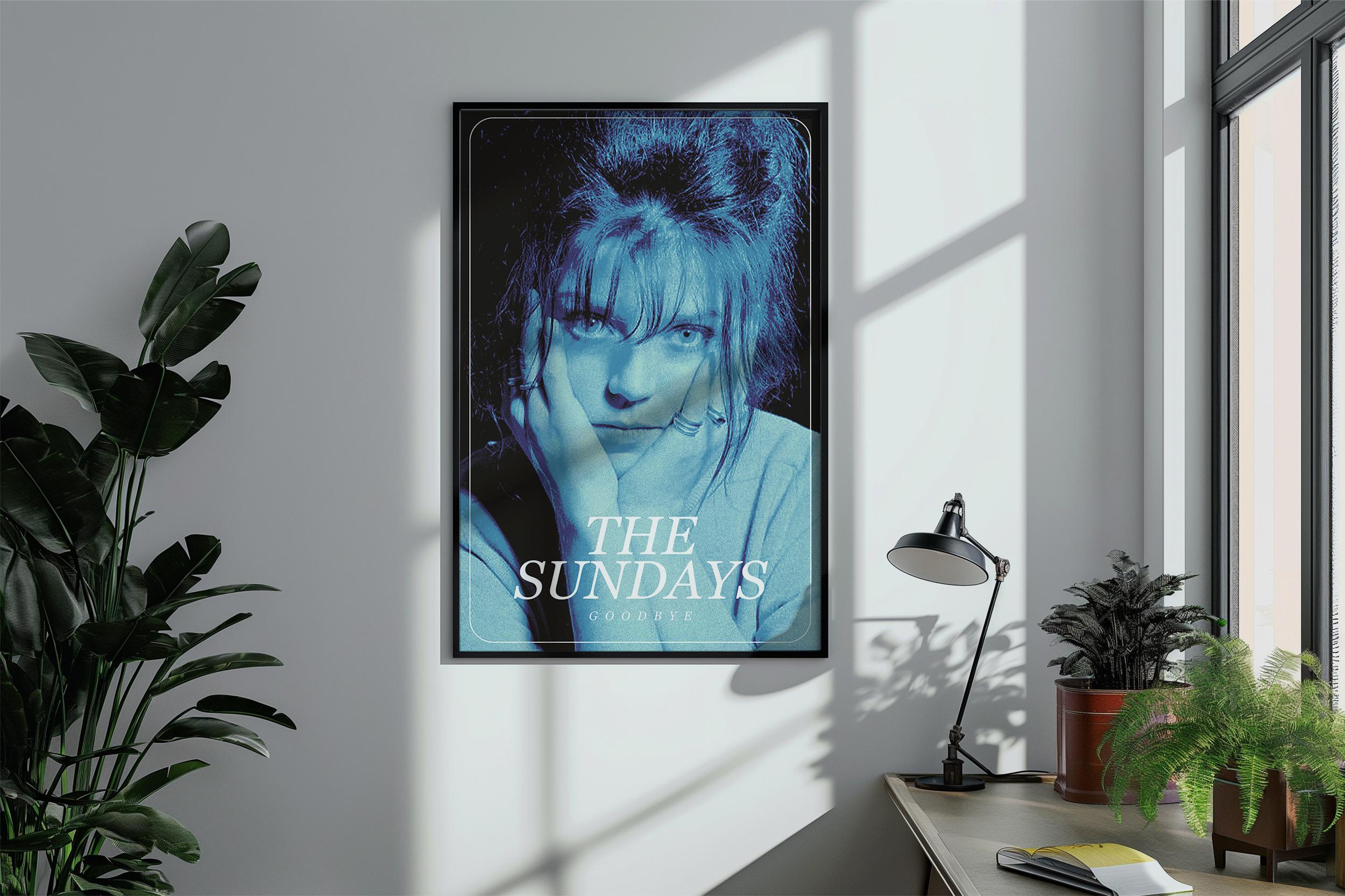 The Sundays Poster, Music Wall Art, Band Cover Graphic, Dreampop Poster ...