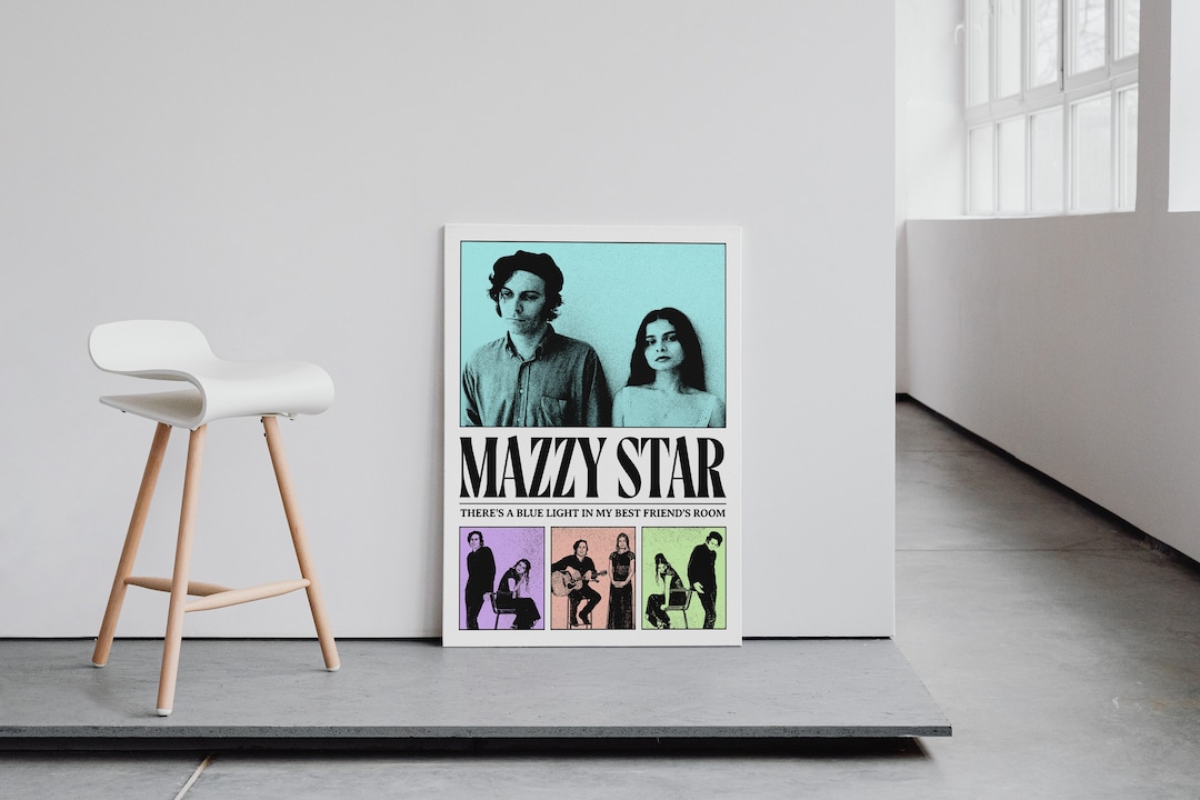 Mazzy Star Poster, Music Wall Art, Band Cover Graphic, Dreampop Poster ...