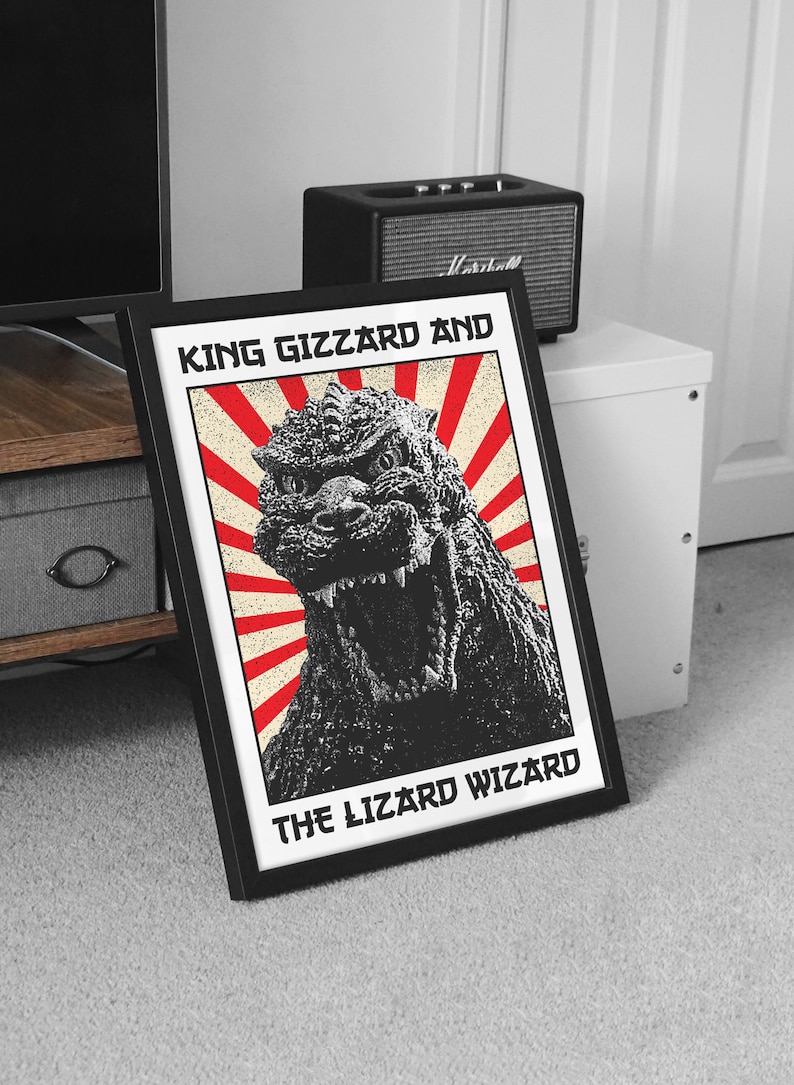 King Gizzard & the Lizard Wizard Fanart Poster, Music Wall Art ...
