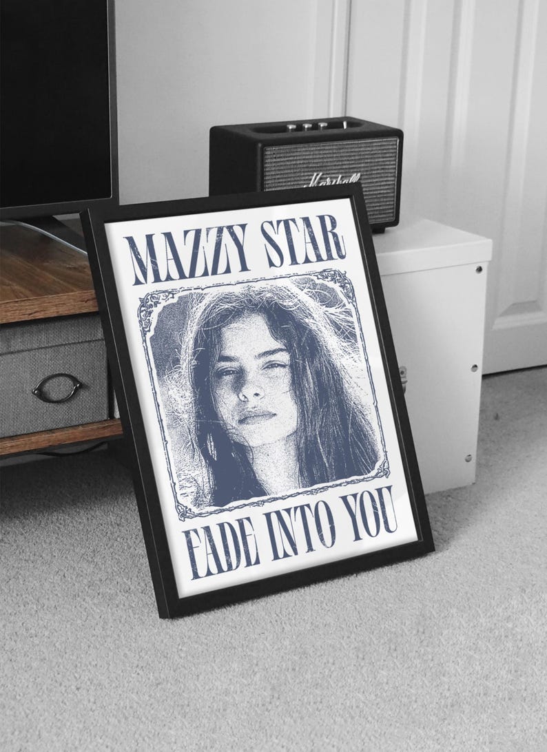 Mazzy Star Poster, Music Wall Art, Band Cover Graphic, Indiepop Poster ...