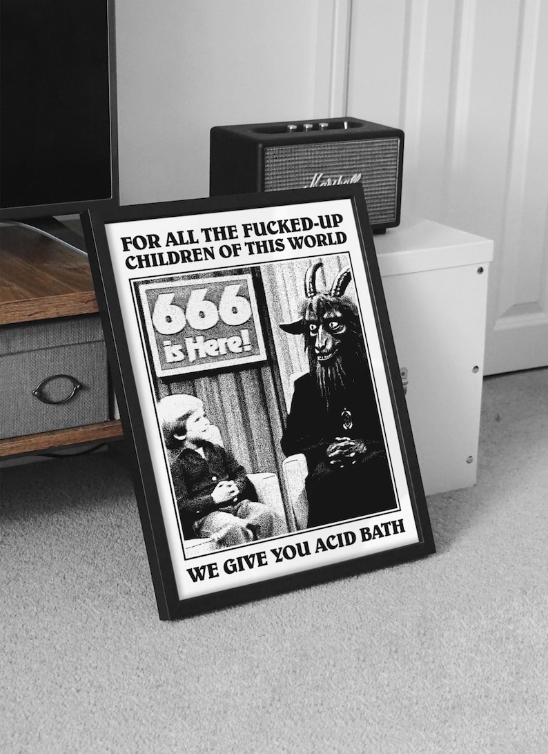 Acid Bath Fanart Poster, Music Wall Art, Sludge Metal Poster, Doom ...