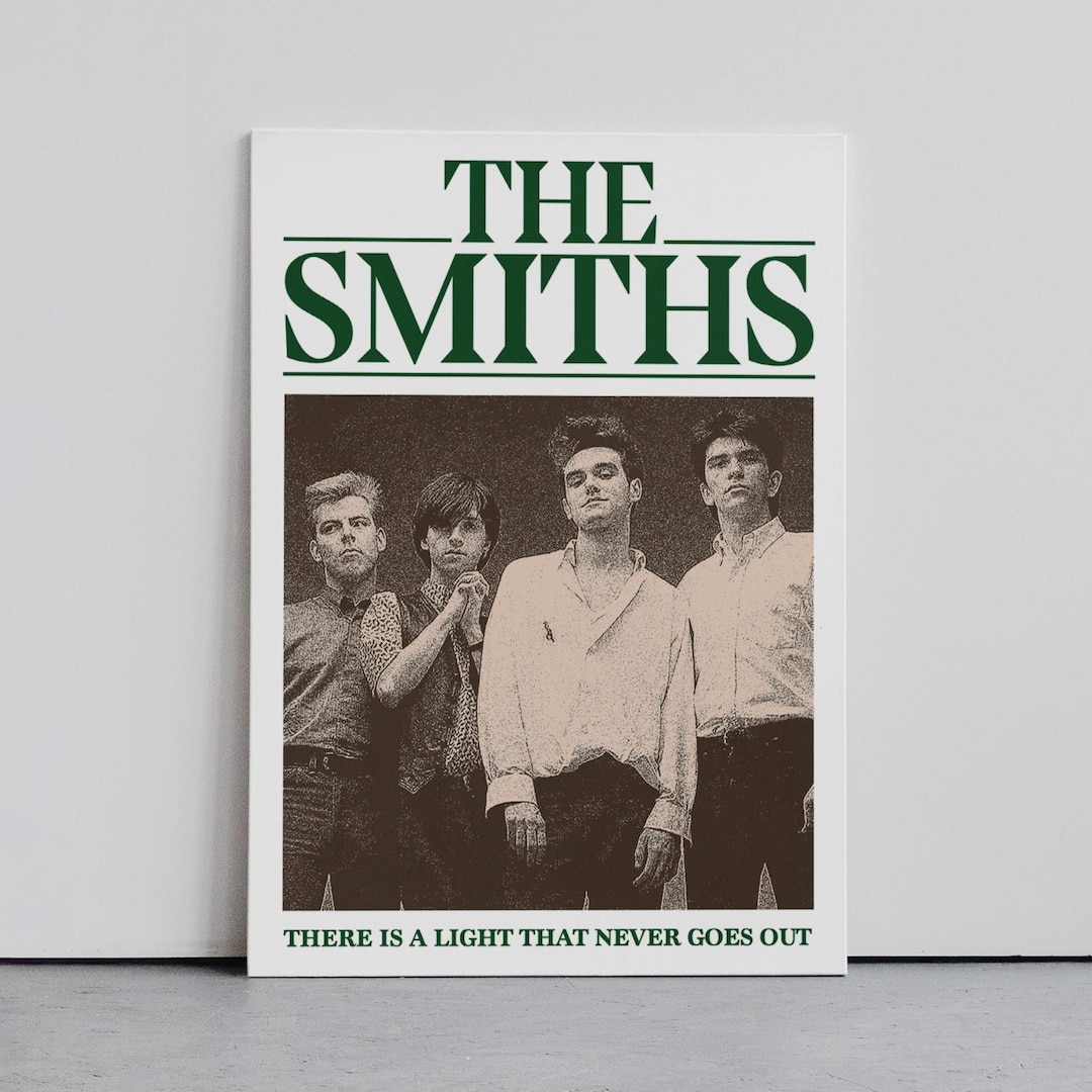 The SMITHS Poster, Music Wall Art, Band Cover Graphic, Janglepop Poster ...