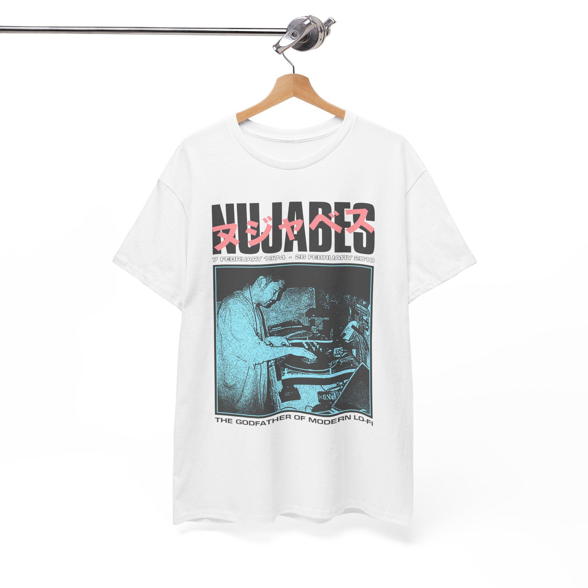 NUJABES (jun Seba) Fanart T-shirt, Retro Graphic, Hip Hop Tee, Lofi Tee ...