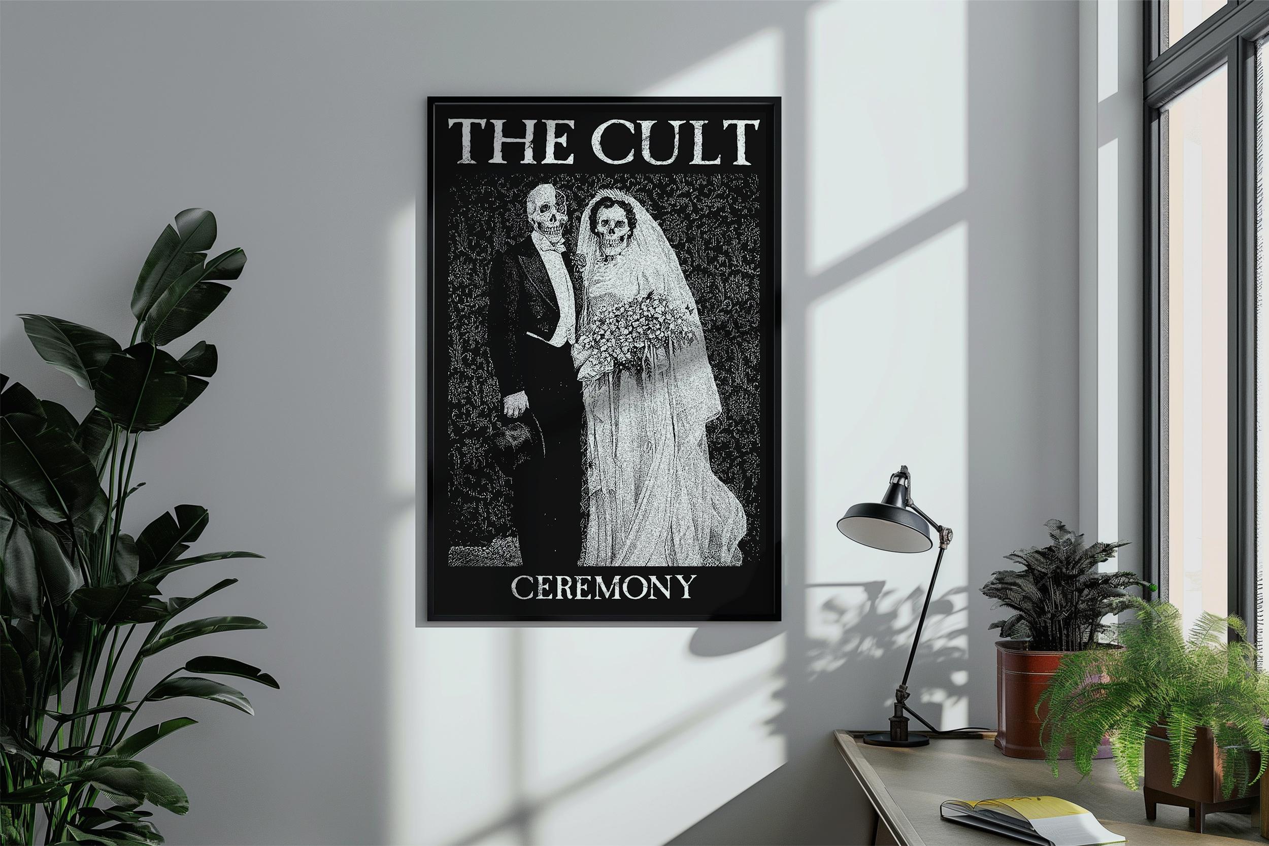 The Cult Fanart Poster, Music Wall Art, Hard Rock Poster, Goth Rock ...