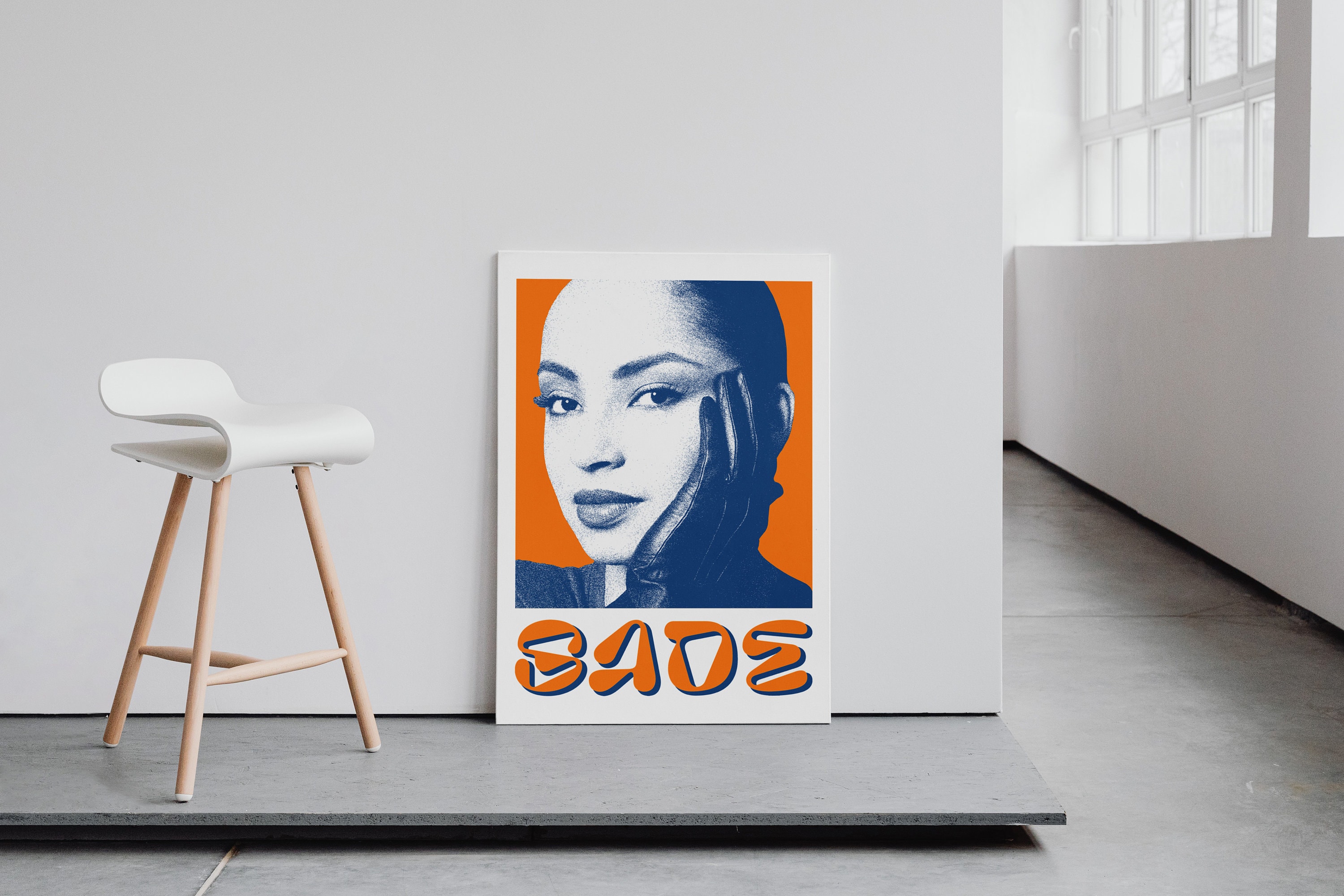 Sade Adu Poster, Music Wall Art, Band Cover Graphic, R&B Poster, Soul ...