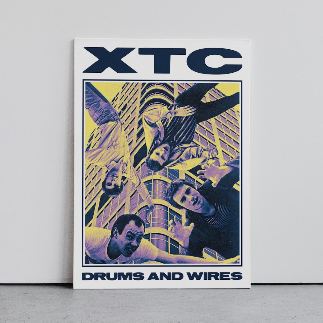 XTC Band Poster, Post Punk Poster, New Wave Poster, Art Rock Poster ...