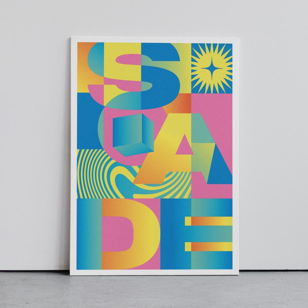 Sade Adu Poster, Music Wall Art, Mozaic Poster, R&B Poster, Soul Music ...