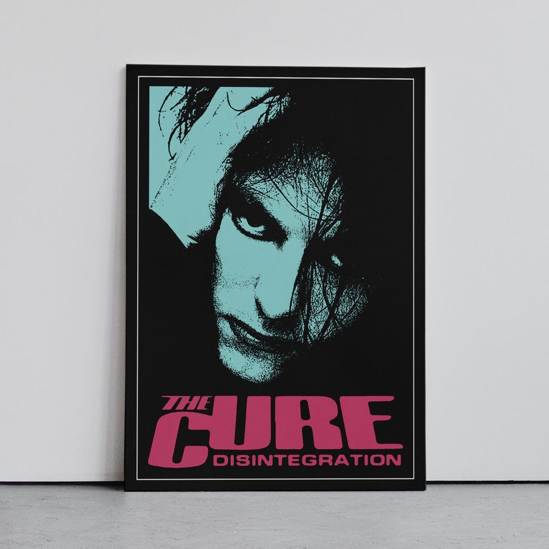 The Cure Poster, Goth Poster, Post Punk Poster, New Wave, Digital Art ...