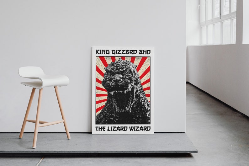 King Gizzard & the Lizard Wizard Fanart Poster, Music Wall Art ...