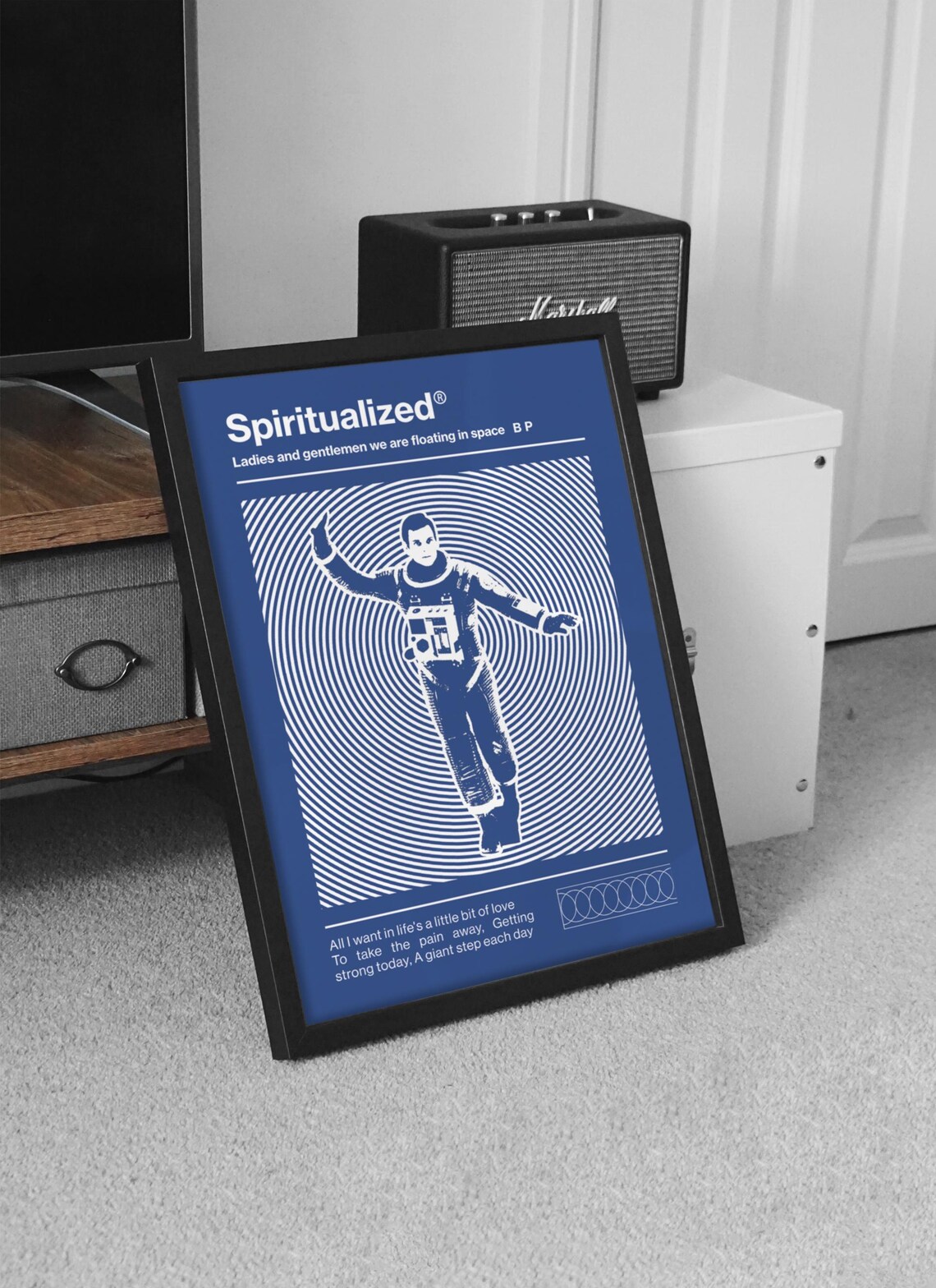 Spiritualized Fanart Poster, Music Wall Art, Band Cover Graphic ...