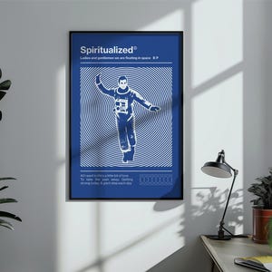 Spiritualized Fanart Poster, Music Wall Art, Band Cover Graphic ...