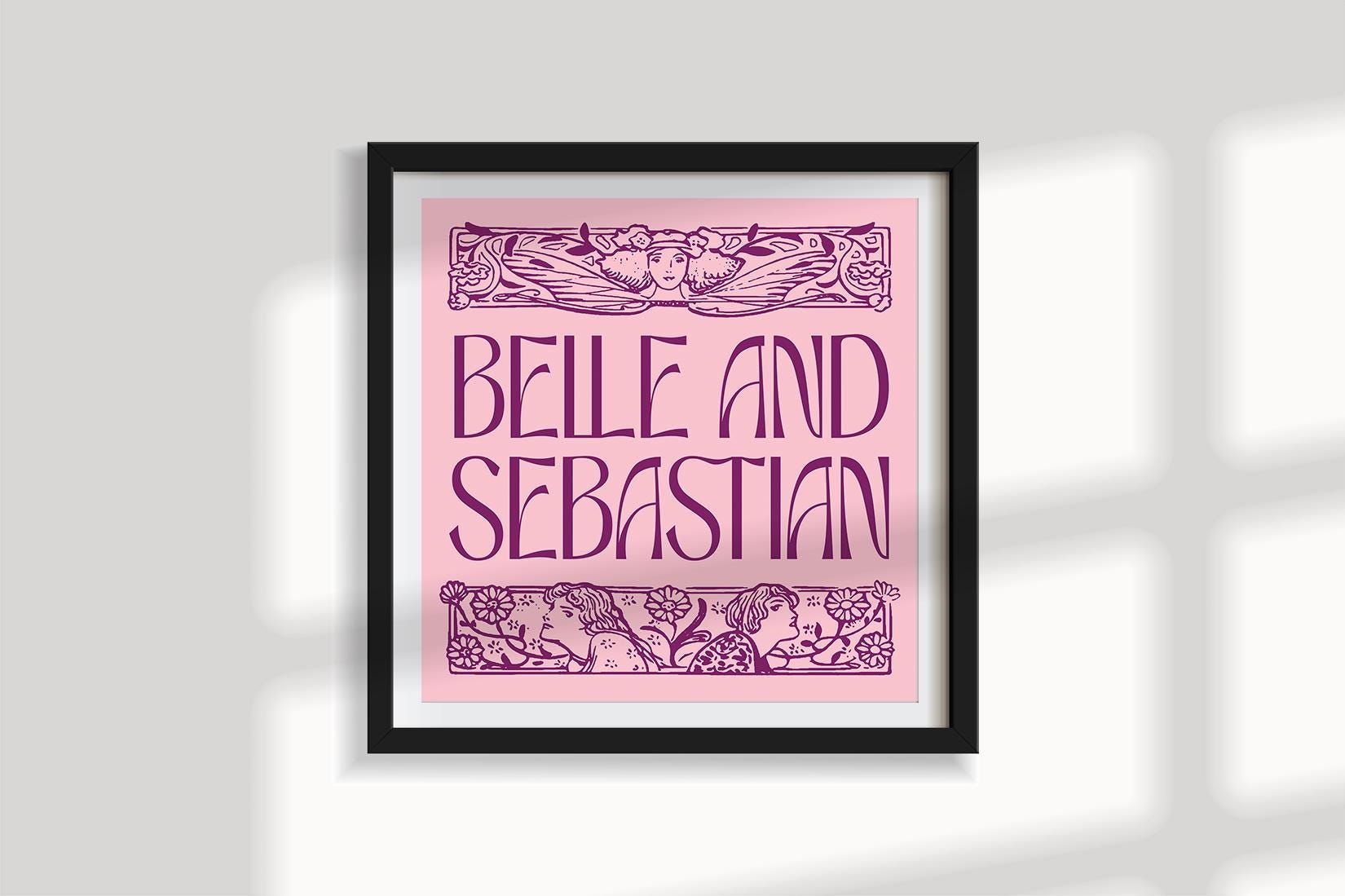 Belle and Sebastian Poster, Music Wall Art, Twee Pop Poster, Indie Pop ...