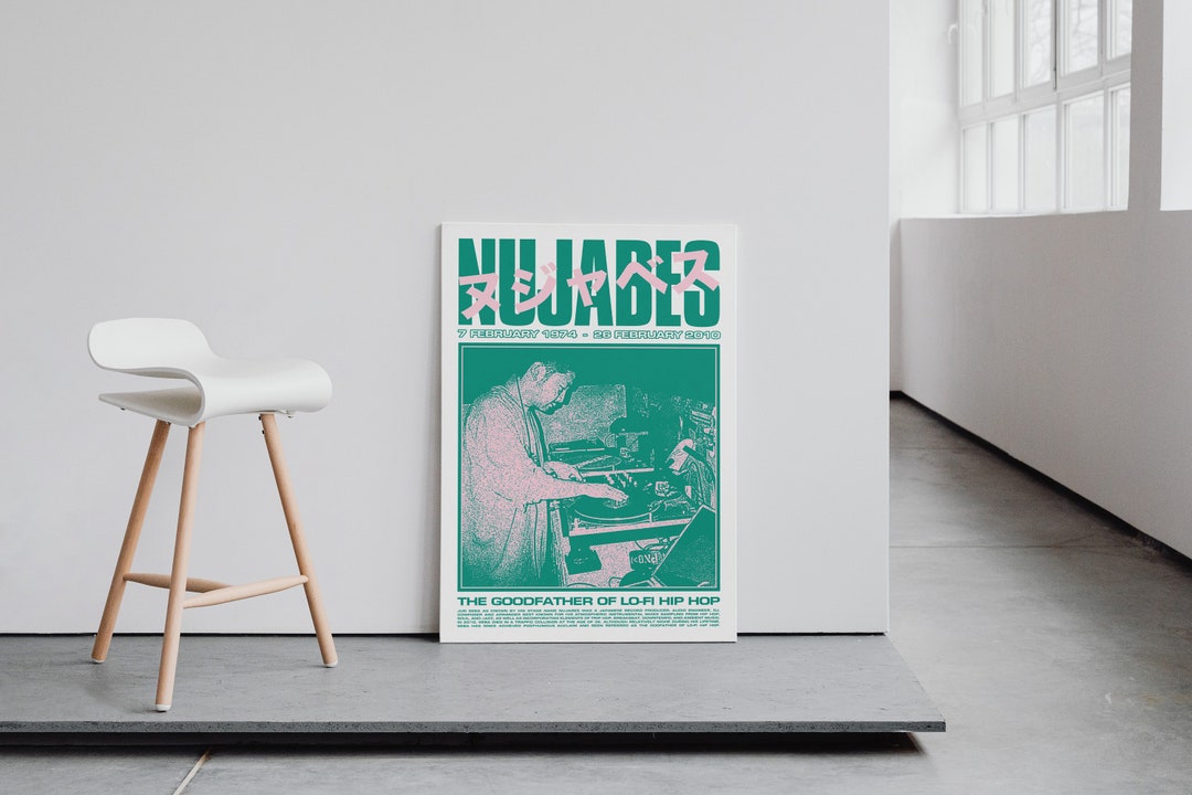 NUJABES jun Seba Poster, Music Wall Art, Retro Graphic, Hip Hop Poster ...