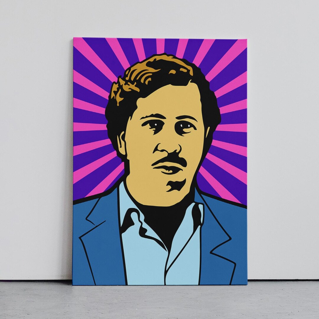 Pablo Escobar Poster, Vintage Print, Pablo Escobar Print, Pablo Escobar ...