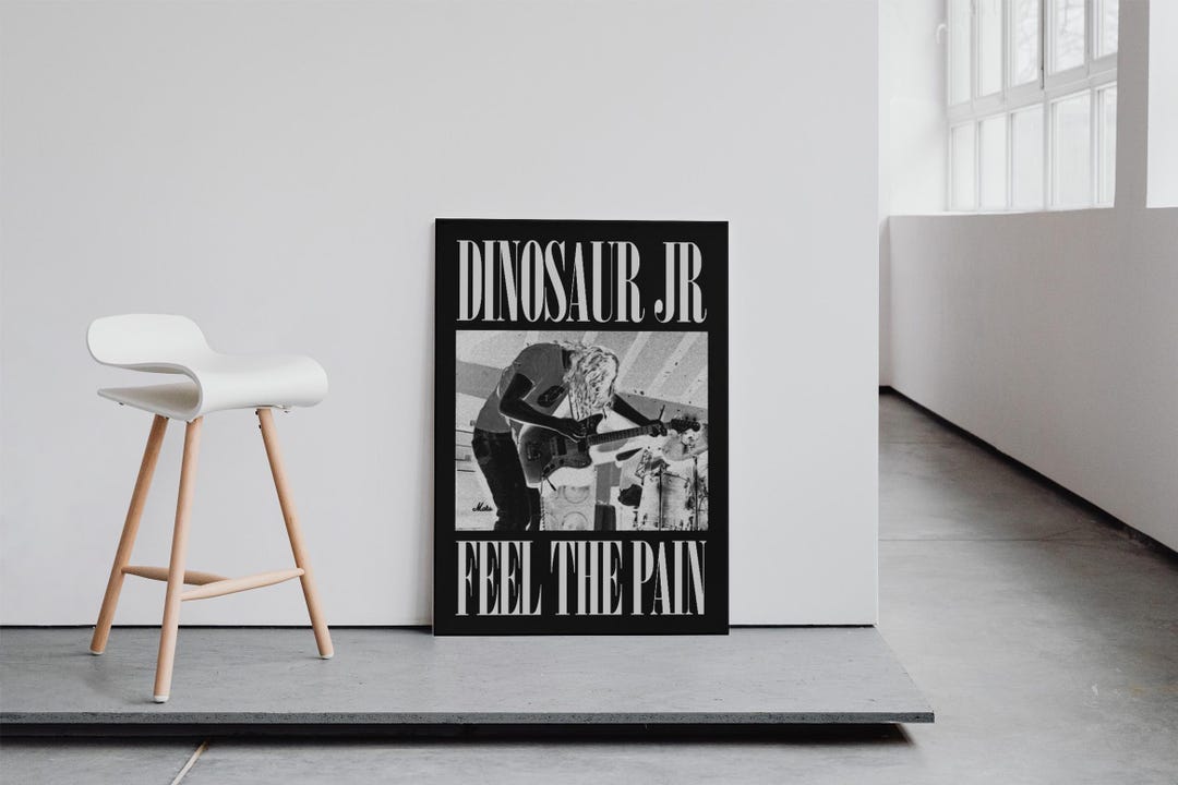 Dinosaur Jr Poster, Music Wall Art, Band Cover Graphic, Indierock ...