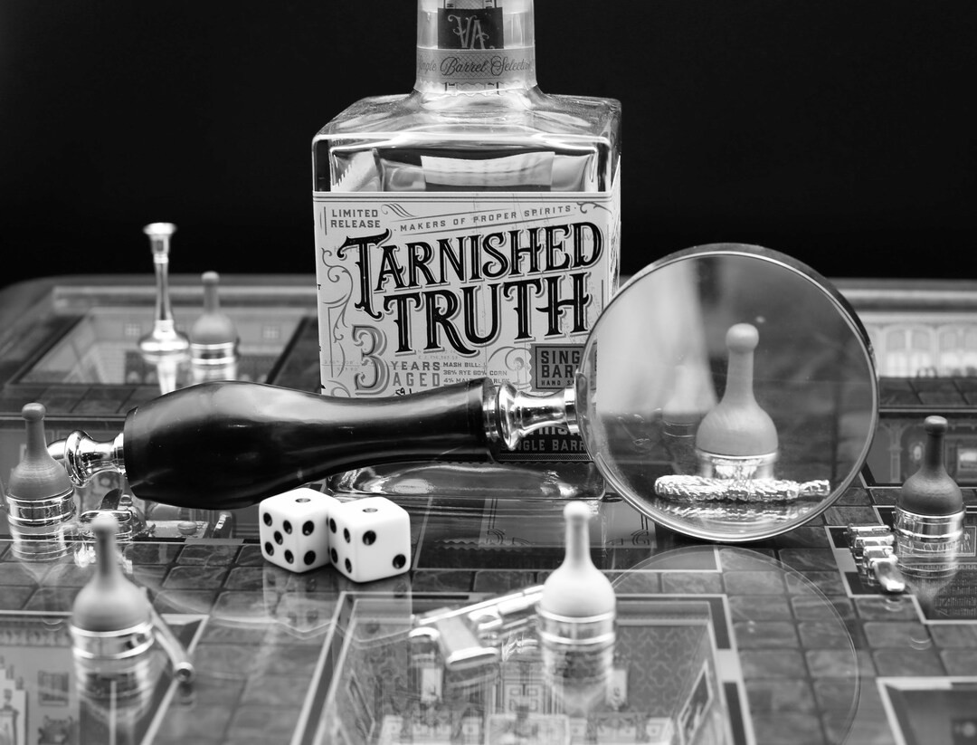 Tarnished Truth Whiskey - Bourbon, Bottle Art, Fine Art, Home Bar, Game ...