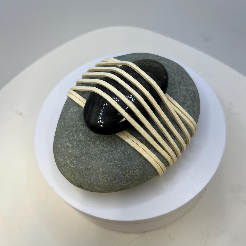 Cane Wrapped Rocks - Etsy