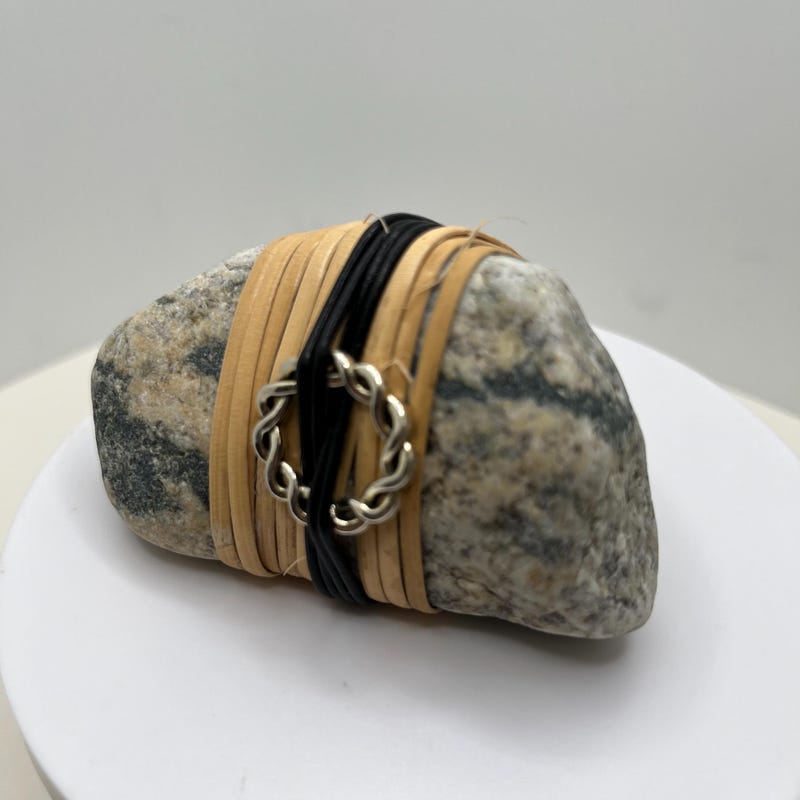 Cane Wrapped Rocks - Etsy