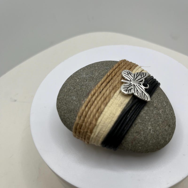 Cane Wrapped Rocks - Etsy
