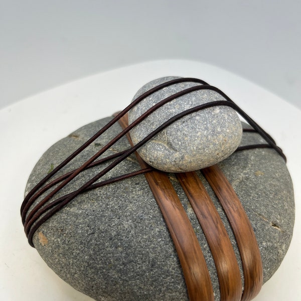 Cane Wrapped Rocks - Etsy