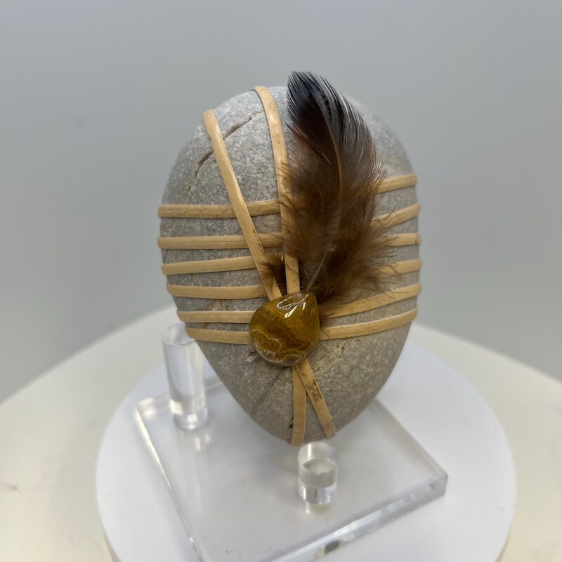 Cane Wrapped Rocks - Etsy