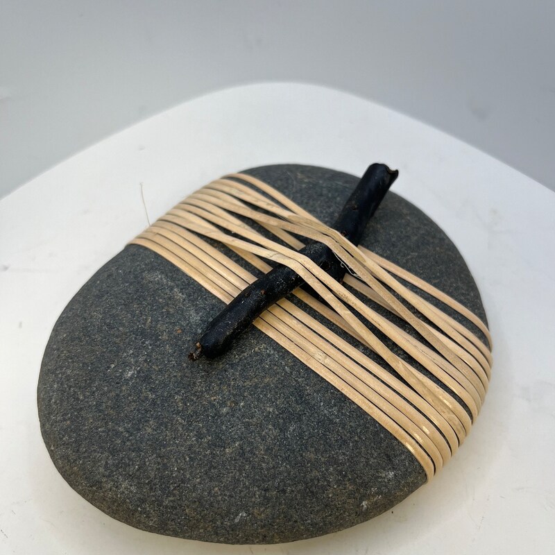 Cane Wrapped Rocks - Etsy