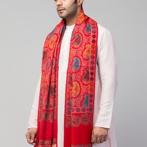 Pashminan Men Paisely Woven Design Shawl Pashmina Shawls Luxury Wedding ...
