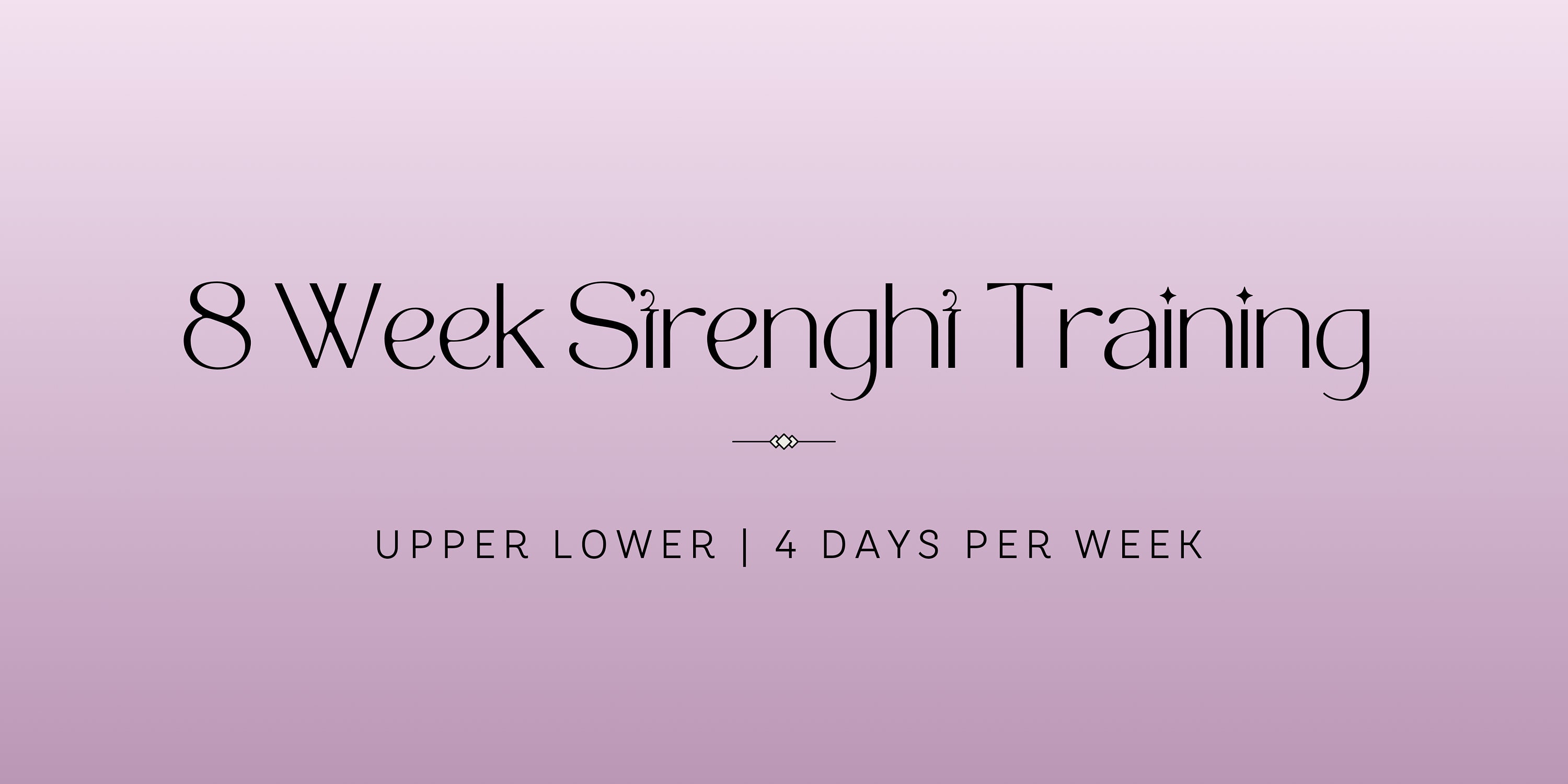 8 Week Strength Training Workout Plan - Etsy