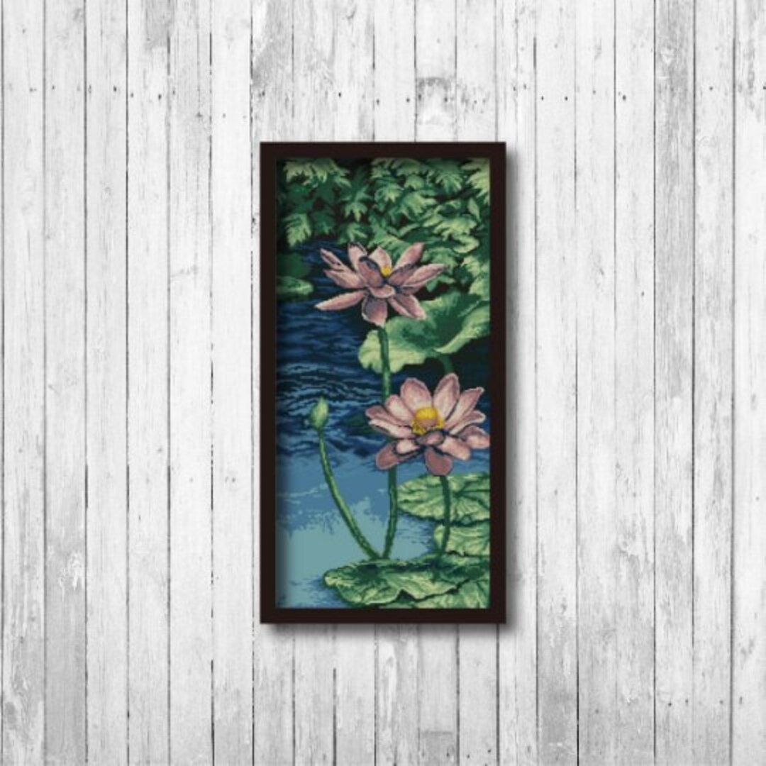 Lotus Cross Stitch Pattern Flower Cross Stitch Water Lily PDF Pattern Instant Download - Etsy