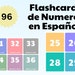 Back to School Printable Numbers Flashcards in Spanish, Numbers ...