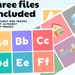Printable Alphabet for Kids, Learn Alphabet, Flashcards, Homeschool ...