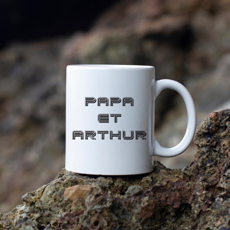 Personalized Motocross Mug for Dad or Grandpa With Child or Two ...