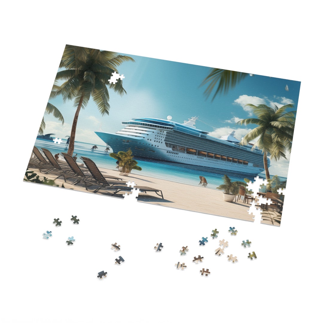 Beachside Destination Vacation Jigsaw Puzzle 252, 500,1000-piece - Etsy