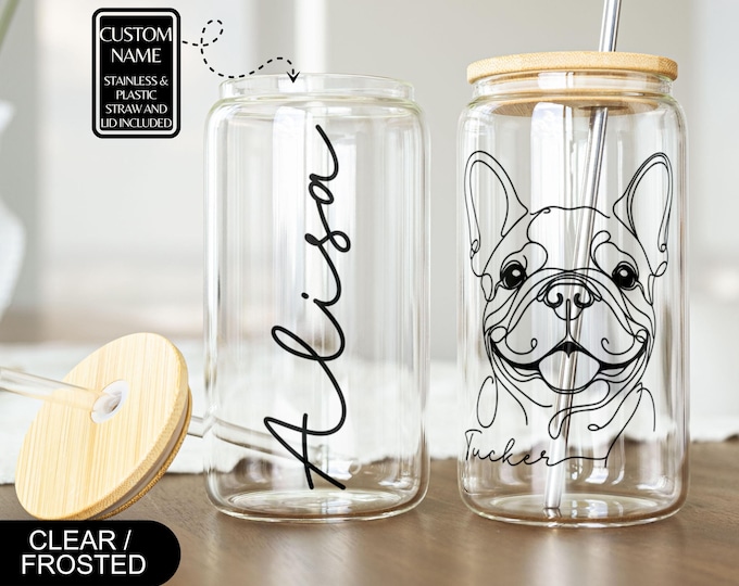 Frenchie Faux Stanley Cup 40oz - Etsy
