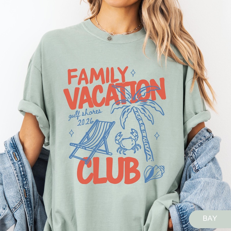 Comfort Colors Family Vacation Shirts, Family Beach Trip Tshirt, Summer ...