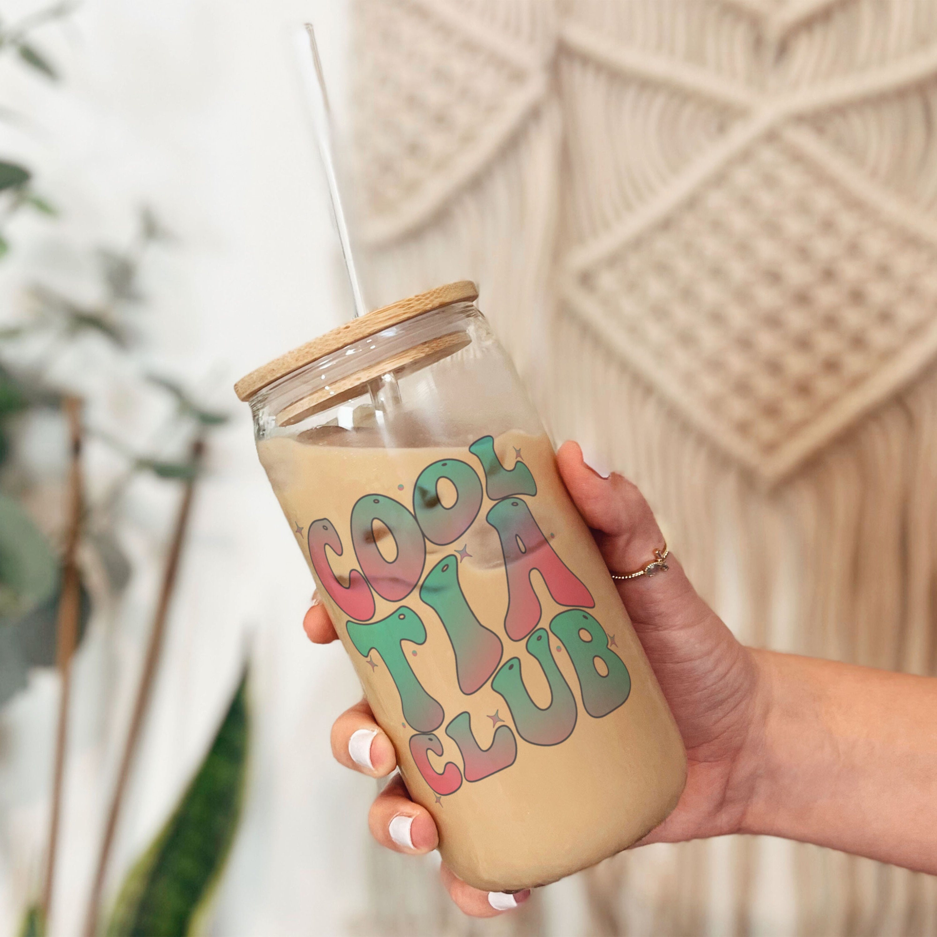 Custom Cool Tia Club Gift for Aunt Tia Personalized Glass Cup, Custom ...
