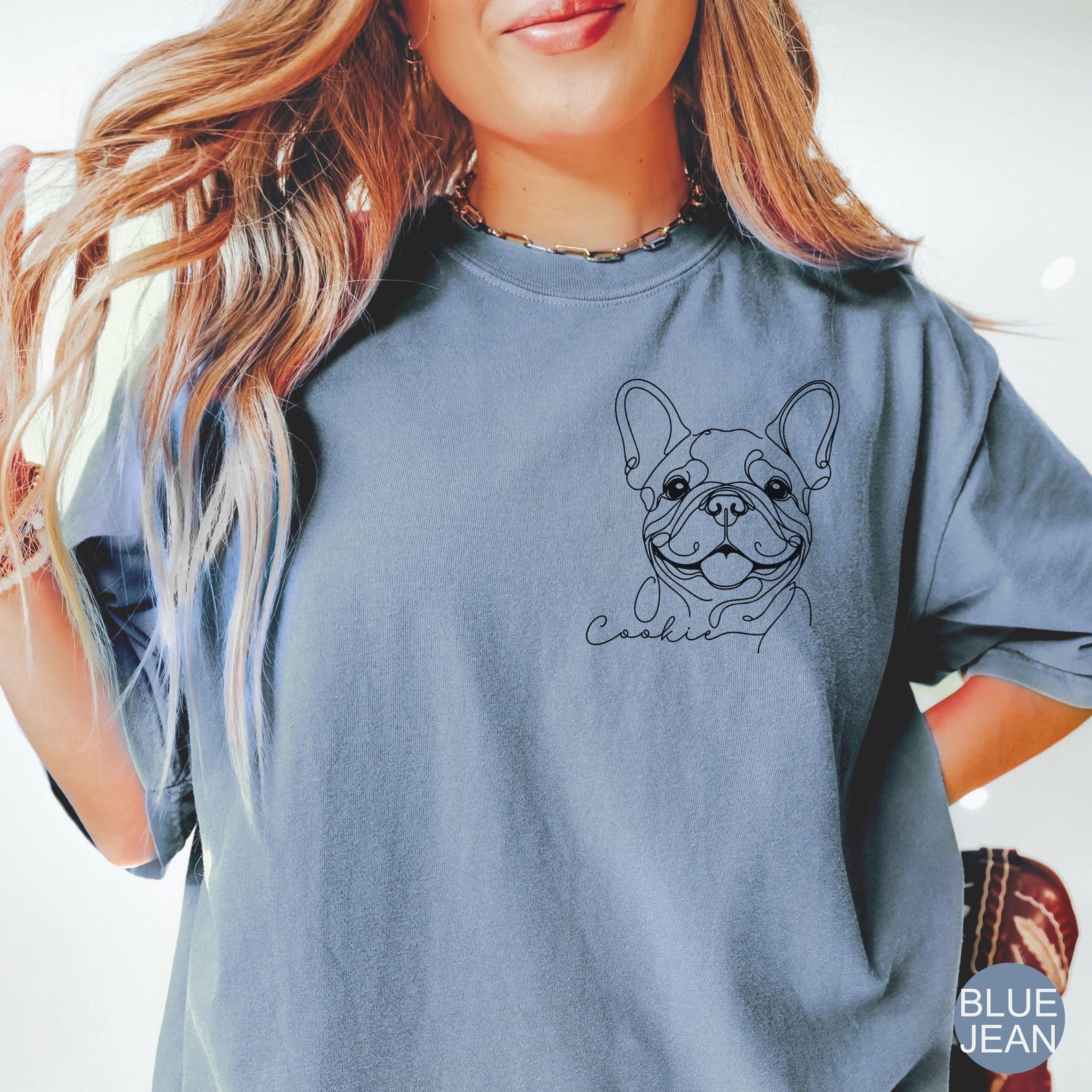 Custom French Bulldog Pet Lover Gifted Shirt Custom Names Frenchies T ...