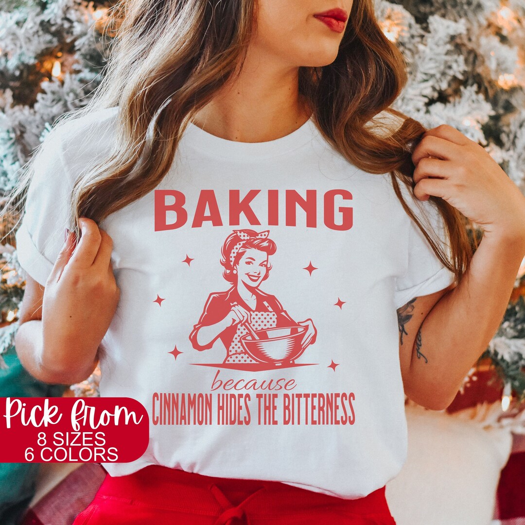 Retro Baking Shirt Gifted Funny Shirts Vintage Baking Shirt Aesthetic ...