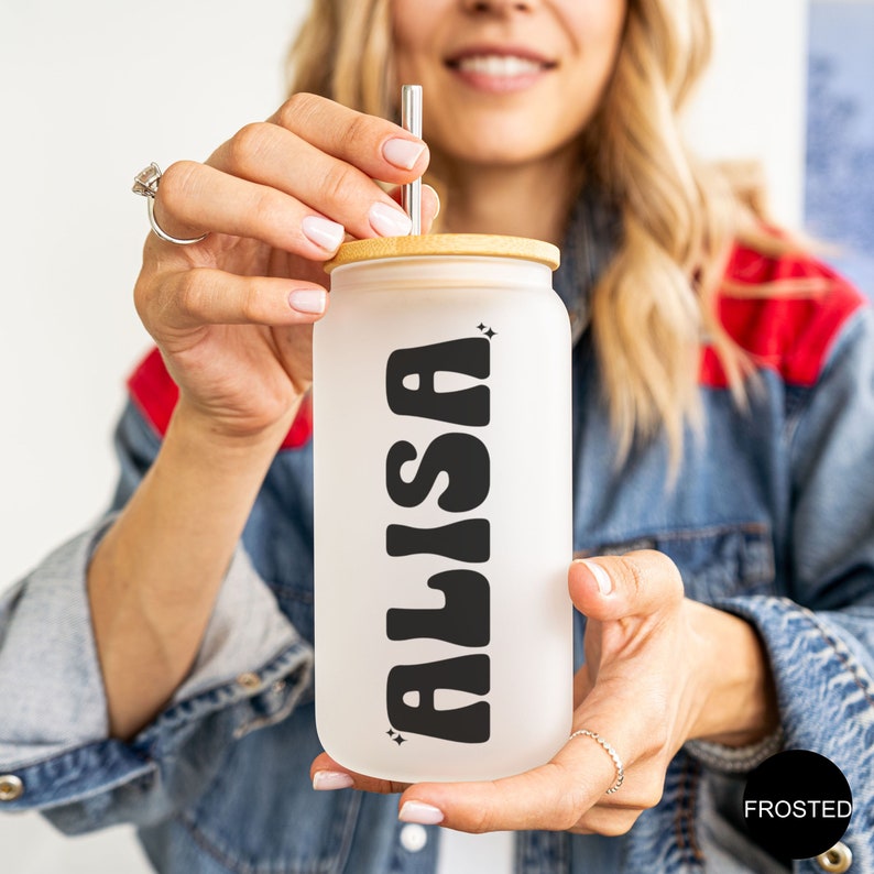 Custom Cool Tia Club Gift for Aunt Tia Personalized Glass Cup, Custom ...