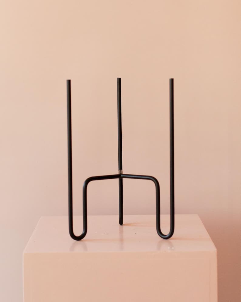Minimalist Planter Stand. Metal, Modern Design. - Etsy