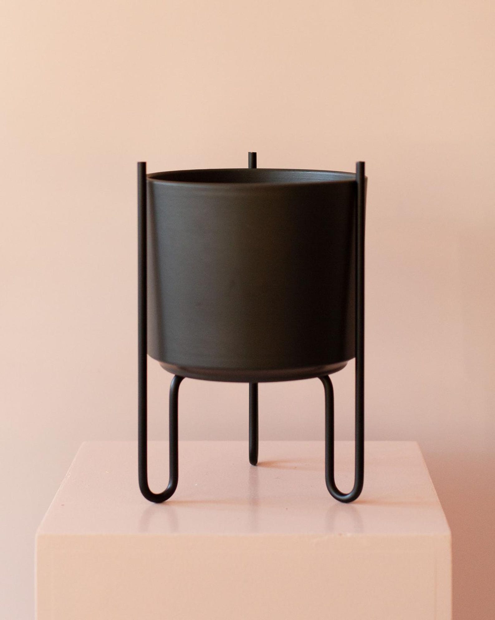 Minimalist Planter Stand. Metal, Modern Design. - Etsy