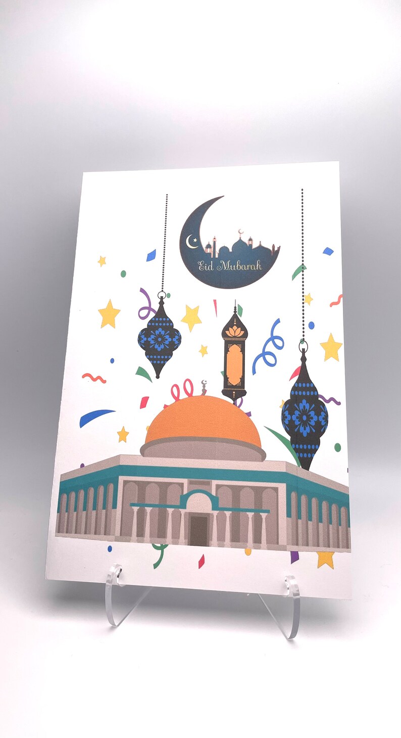 Customized Muslim Islamic Eid Greeting Cards - Etsy